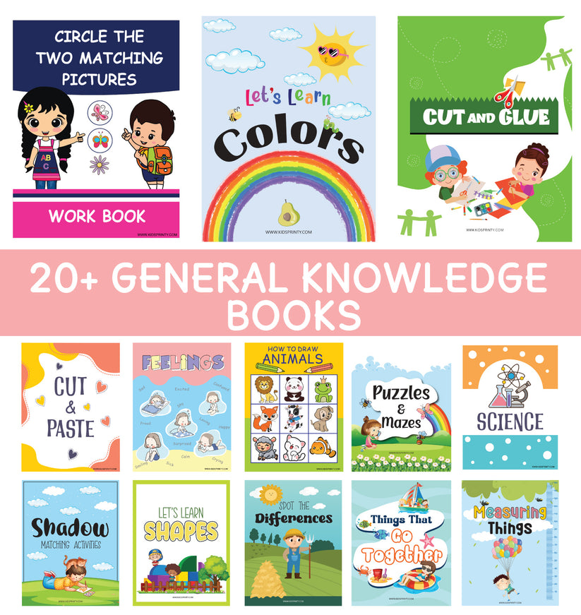 Kids Learning & Activity Mega Printable Bundle – Kids Printy